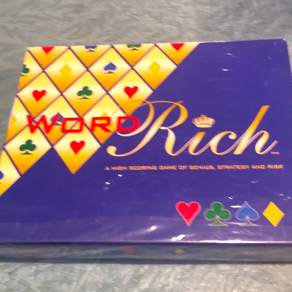 Faby Games | Games | Word Rich Board Game A High Scoring Game Of Genius ...